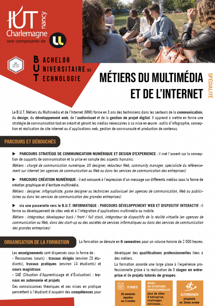 B.U.T. MMI - IUT Nancy-Charlemagne