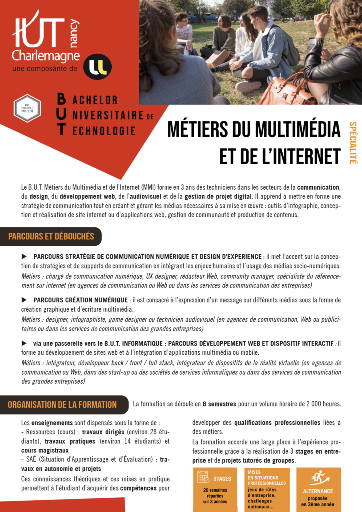B.U.T. MMI - IUT Nancy-Charlemagne